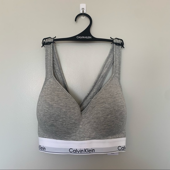Calvin Klein | Intimates & Sleepwear | Nwt Calvin Klein Bralette Tshirt ...